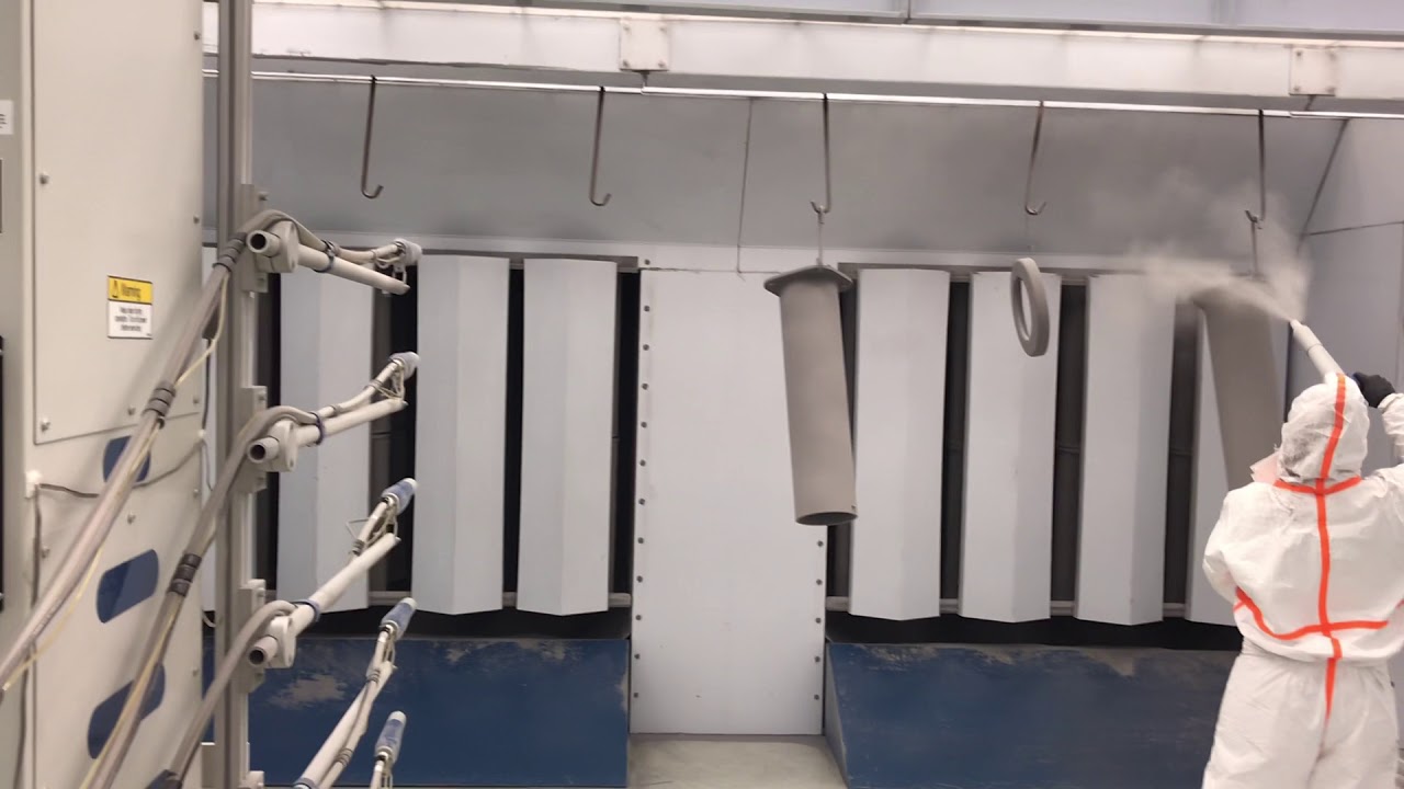 Powder coat line - Landscape Forms - YouTube