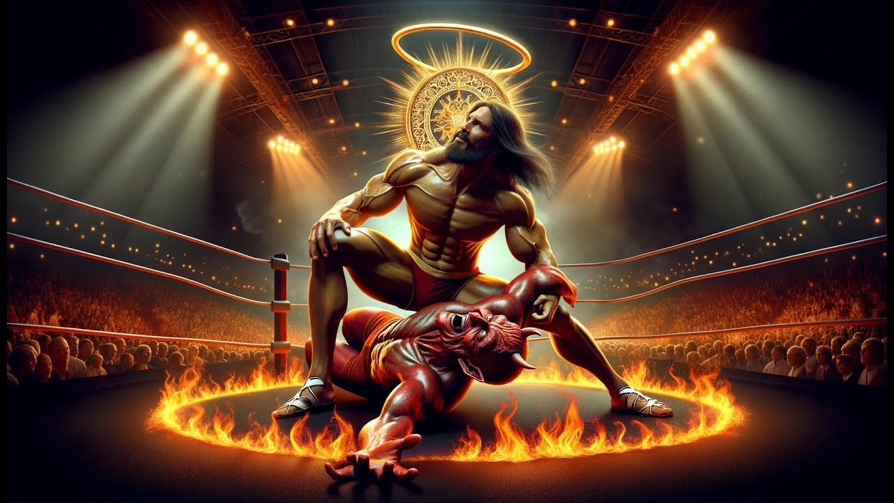 PapaJesus Boxing ! 😱 Jesus vs el mal ! #jesus #devi #devil #vs - YouTube