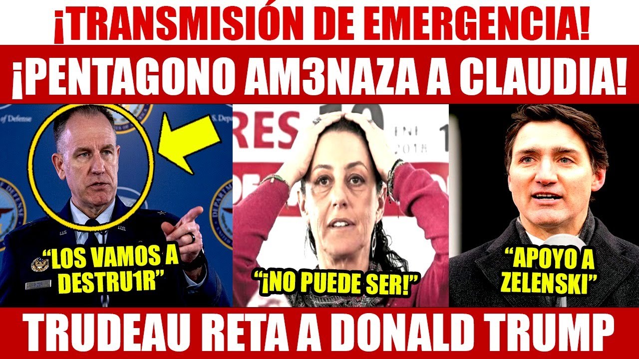El Pentágono Amenaz4 a Claudia Trudeau Traiciona a Trump - YouTube