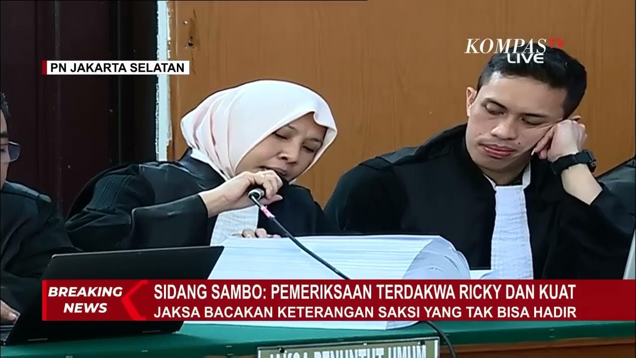 Jaksa Penuntut Umum Bacakan BAP Saksi yang Tidak Bisa Hadir di Persidangan - YouTube