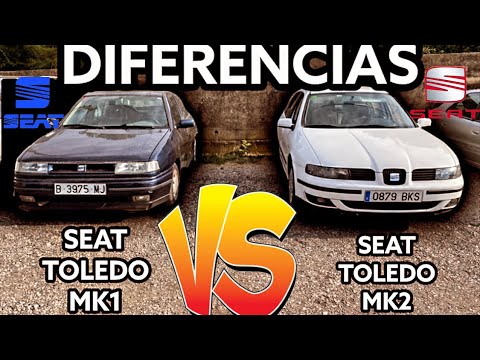 COMPARANDO SEAT TOLEDO MK1 VS MK2 🚗 EVOLUCION HISTORICA DIFERENCIAS ...