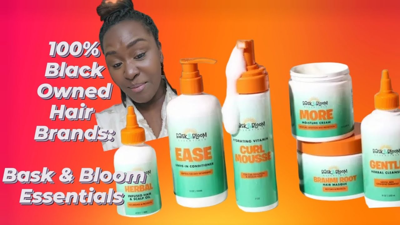 Black Owned Hair Brands S2 Ep3 : Bask & Bloom Essentials - YouTube