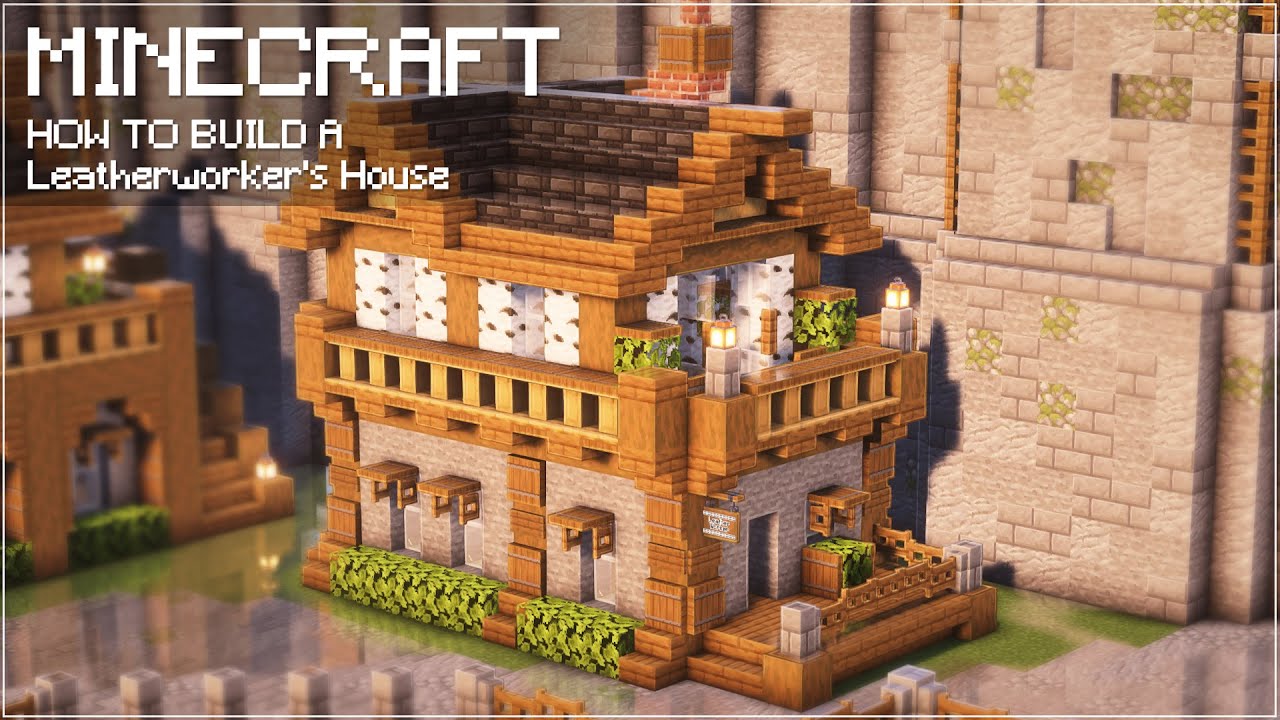 Minecraft 1.21 | How to Build the Leatherworker's House | Minecraft ...