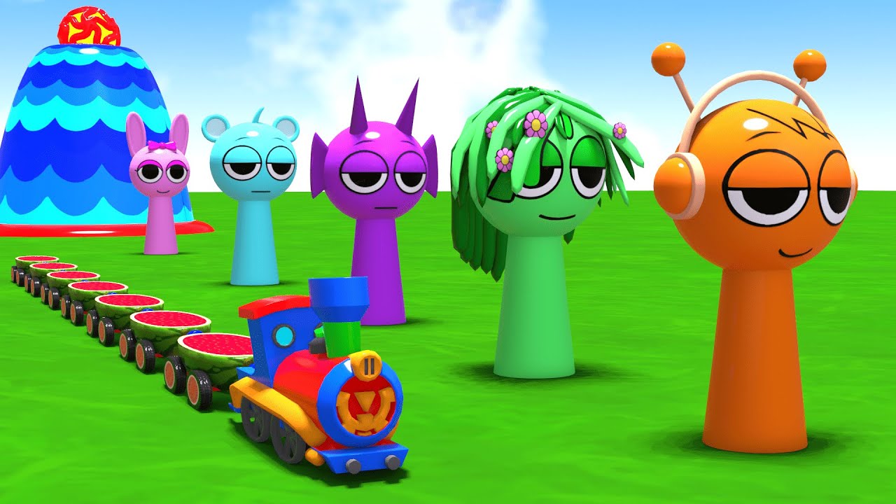 Paint Animals With Incredibox Sprunki,Pinki,Oren,Gray,Wenda,Vineria ...