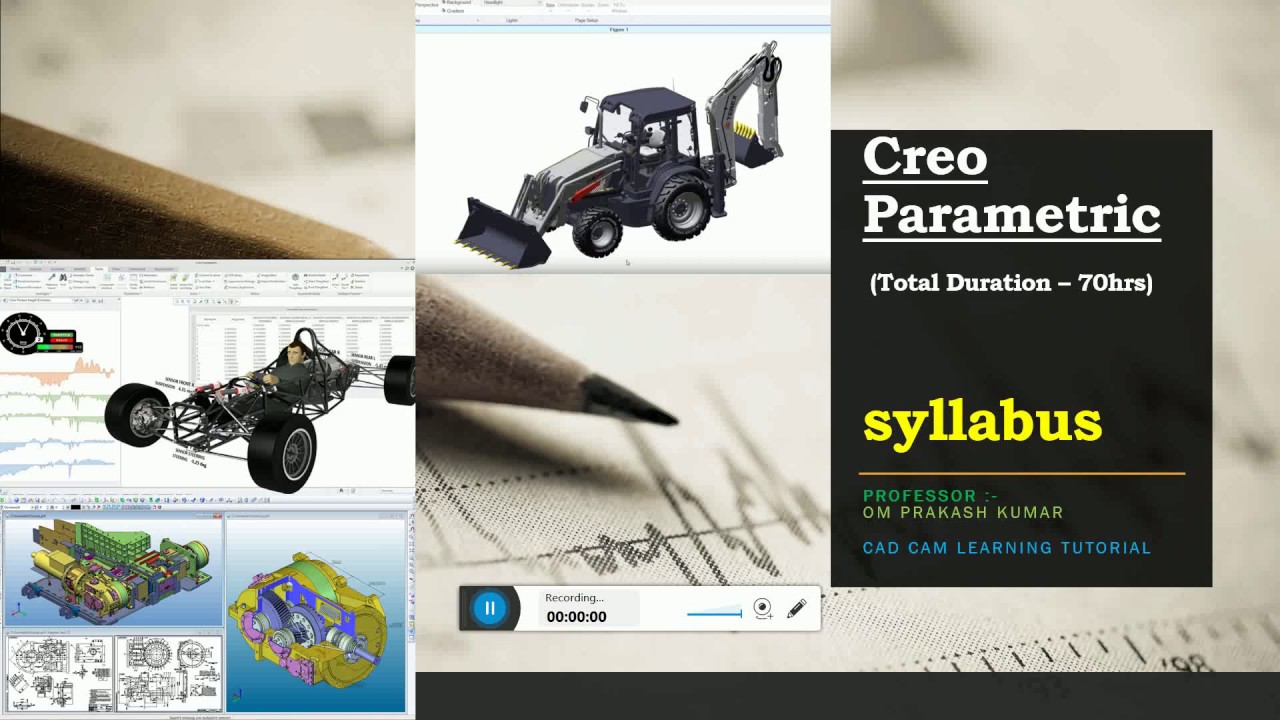 PTC Creo Syllabus, INTRODUCTION TO CREO,Software information - YouTube