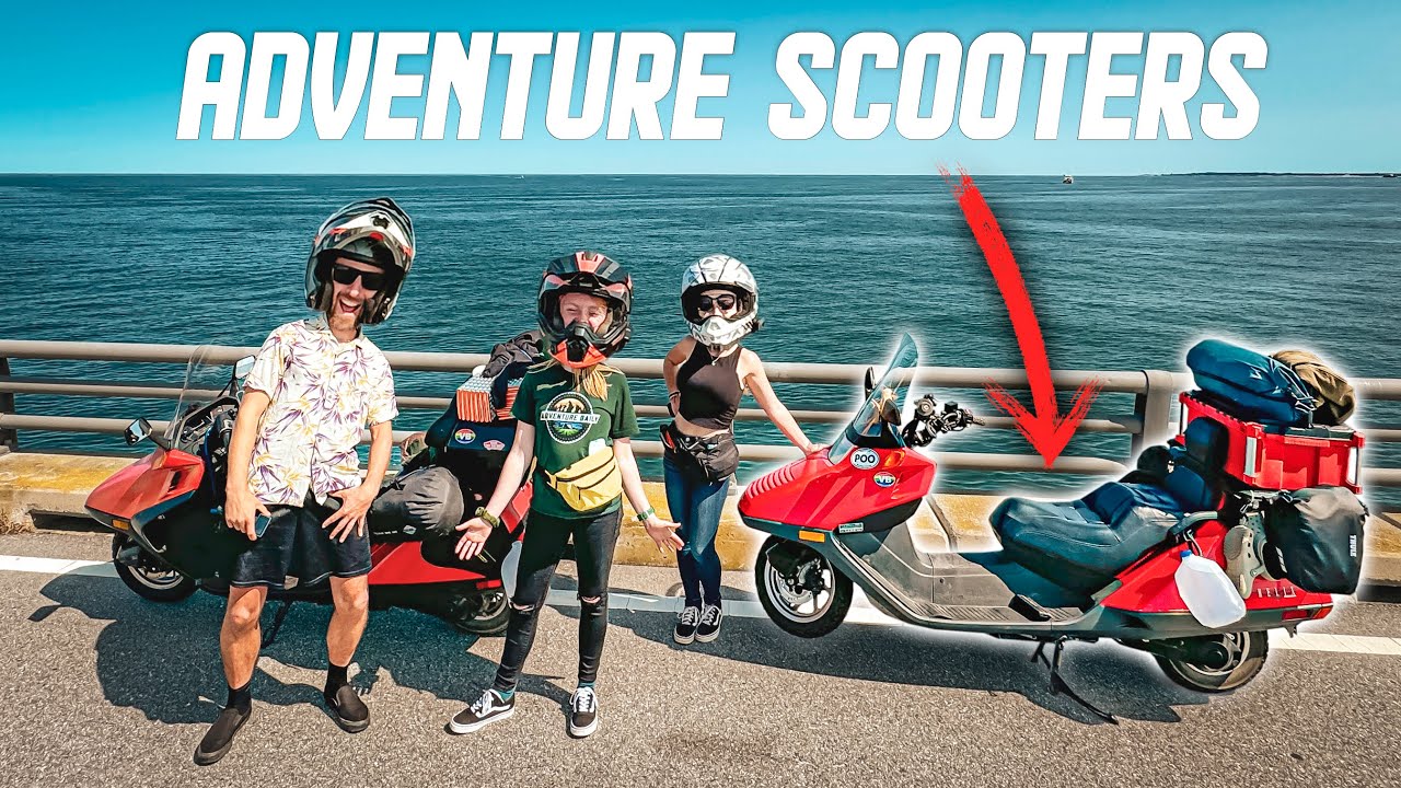 Beach Hopping on $1000 Scooters! - Atlantic Ocean Ferry Ride - YouTube
