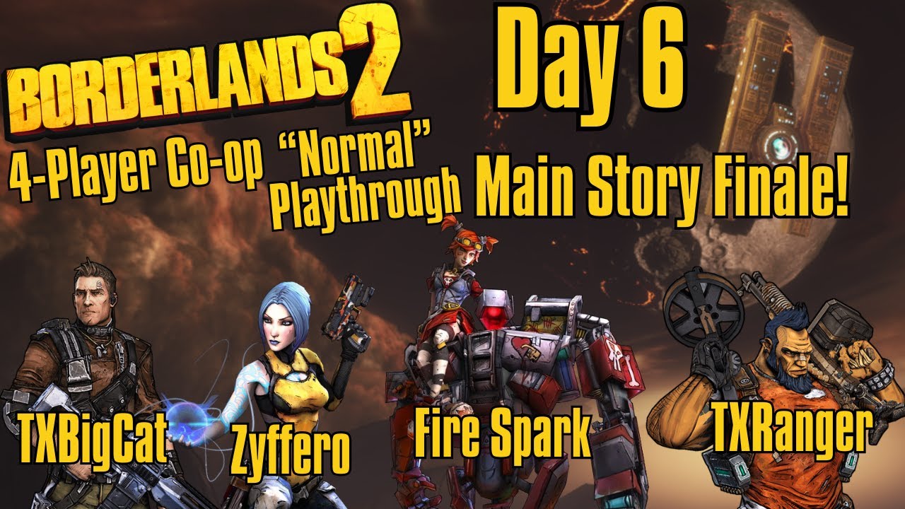 Opening the Vault! Borderlands 2 | 4-Player Co-op W/Zyffero Fire Spark ...