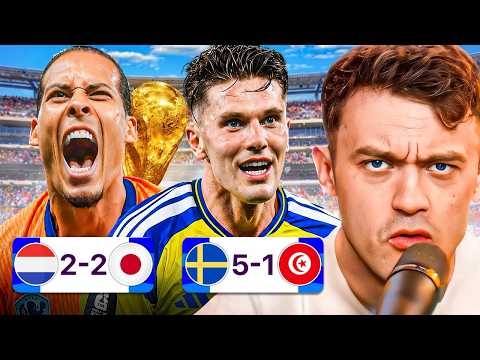 Sweden 5-1 Tunisia & Netherlands 2-2 Japan World Cup 5 Takeaways