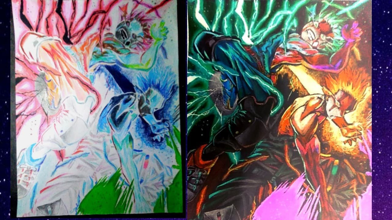 IZUKU MIDORIYA & KATSUKI BAKUGO ( DOUBLE ONE FOR ALL) - MY HERO ...