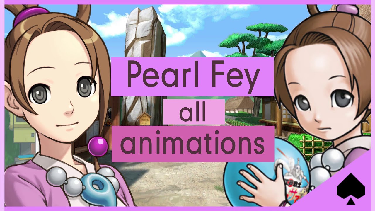 Pearl Fey - From tiny pixels to 3D (Ace Attorney) 4K 60fps - YouTube