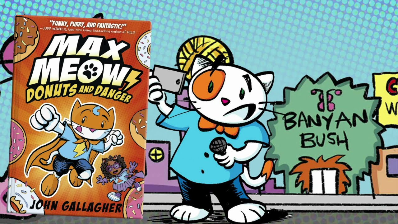 Max Meow Book 2 Trailer - Max Meow: Donuts and Danger - YouTube
