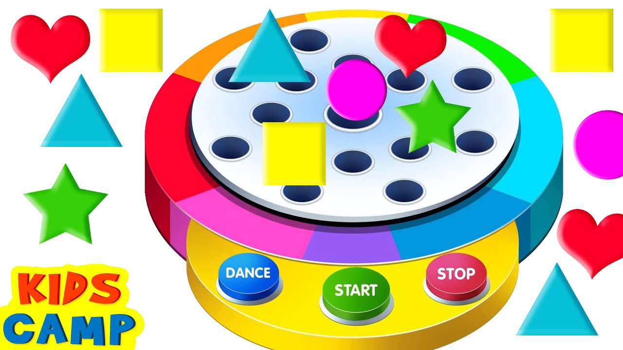 Learn Shapes With Dancing Balls | Educational Videos For Kids ...