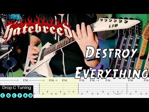 Hatebreed - Destroy Everything |Guitar Cover| |Tab|