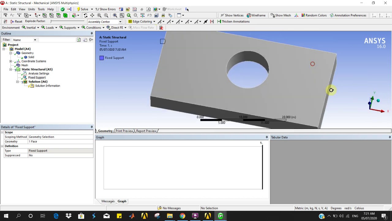 ANSYS STRUCTURAL INTRODUCTION WITH EXAMPLE - YouTube