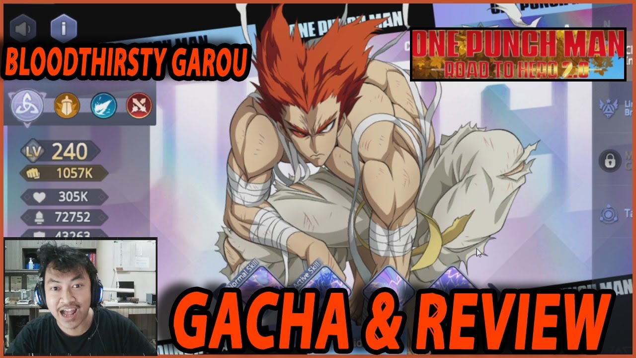 🔥🔥RILIS JUGA BLOODTHIRSTY GAROU V2! MARI GACHA & SKILL REVIEW!! - ONE ...