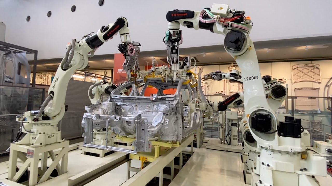 Robot Perakit Mobil Toyota | Woow 1 Mobil Hanya Dalam Hitungan Detik ...