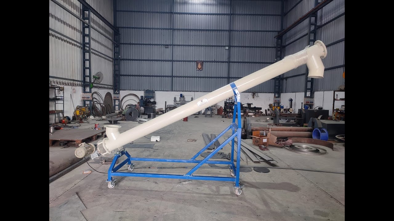Mahavir Industries | Tubular Screw Conveyor | Powder Feeding Conveyor l ...