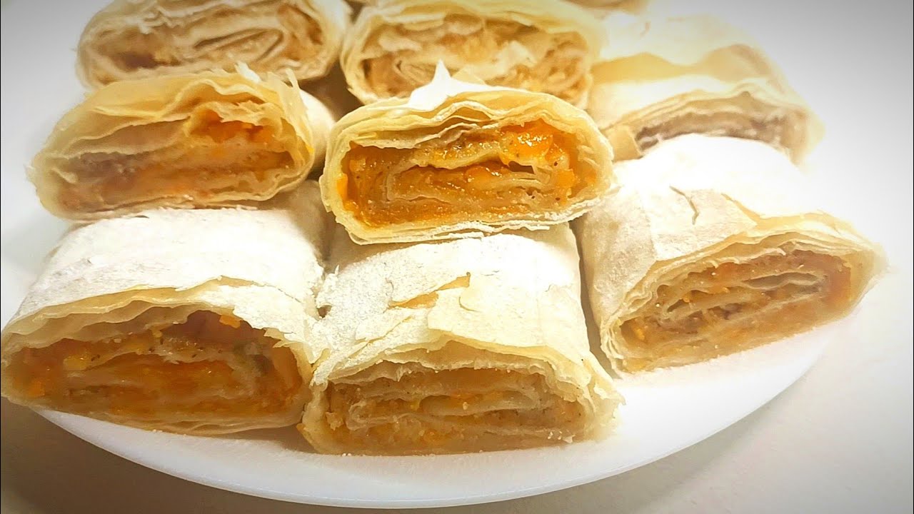 Pita od jabuka i bundevara, 2 različite pite na isti način, posno ...