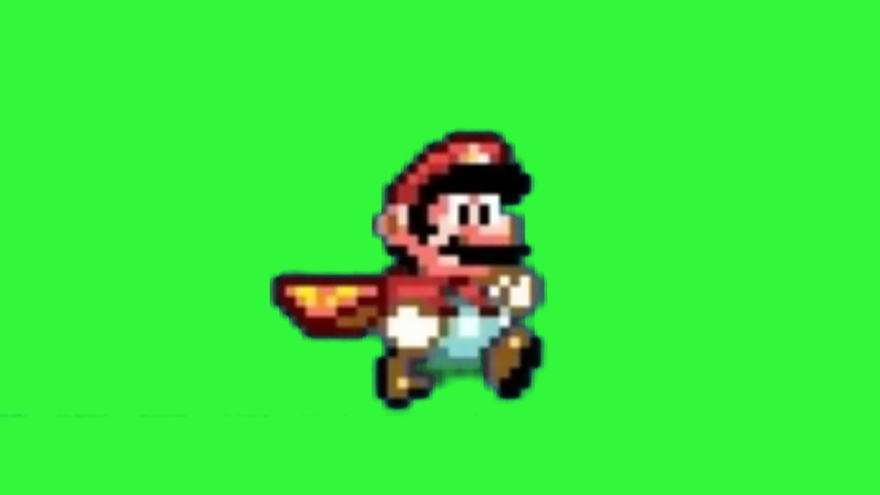 Super Mario Green Screen ( Andando) - YouTube