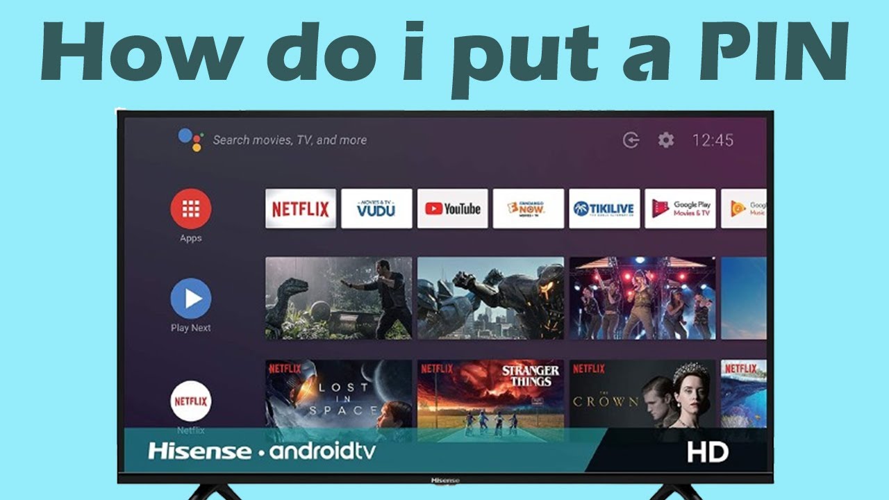 How do i put a Hisense Smart TV PIN code Hisense TV UK - YouTube