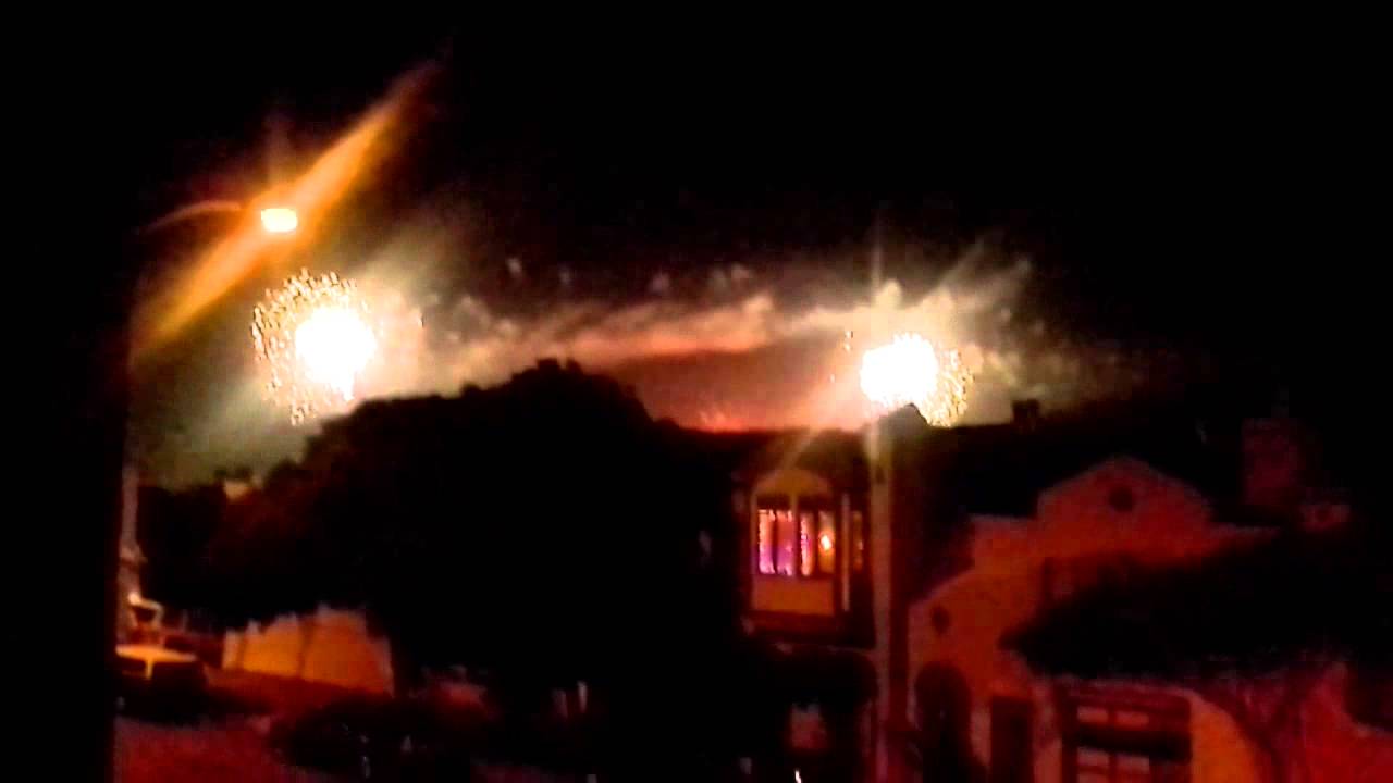 Candlestick park fireworks - YouTube