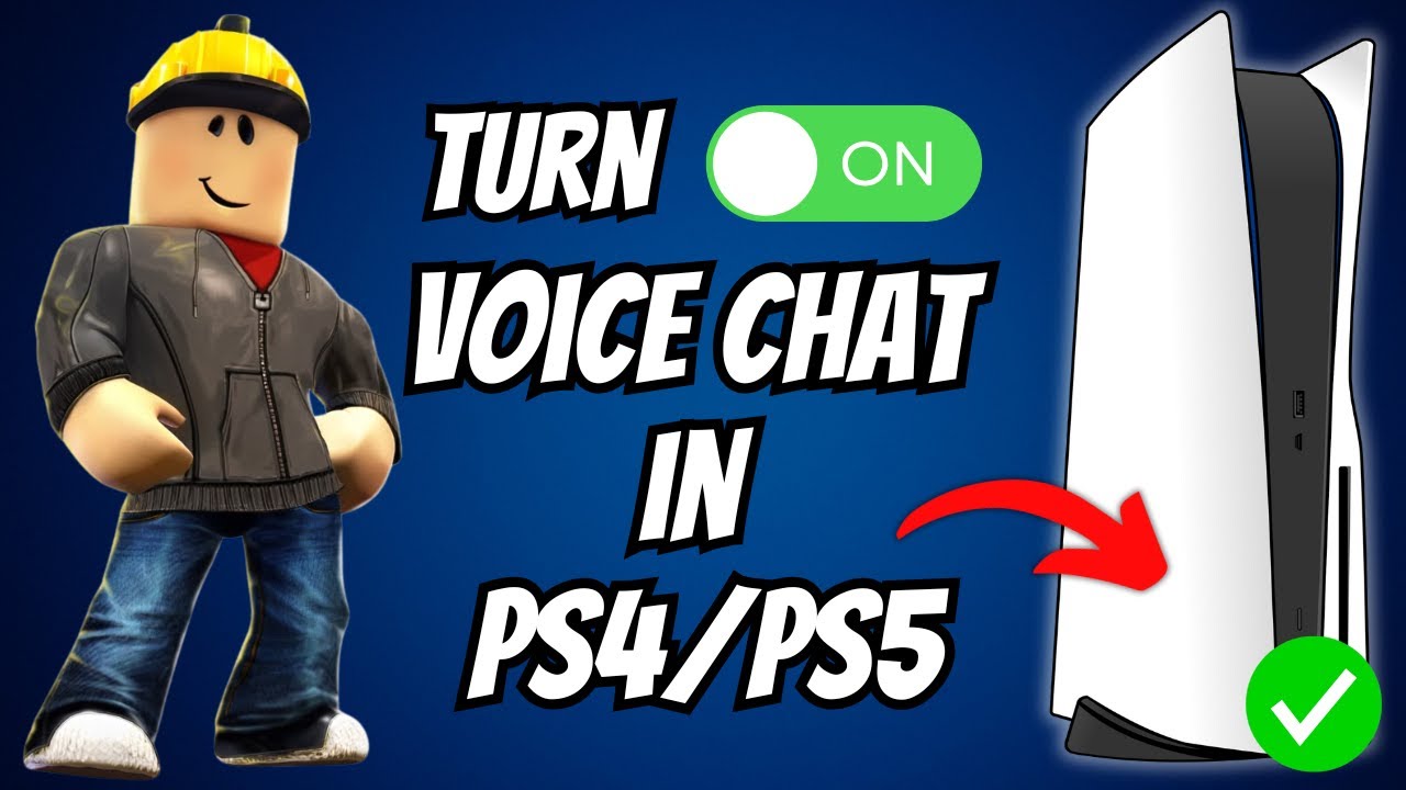 How To Enable Voice Chat in Roblox On PS4 / PS5 | Roblox PS5 Voice Chat ...
