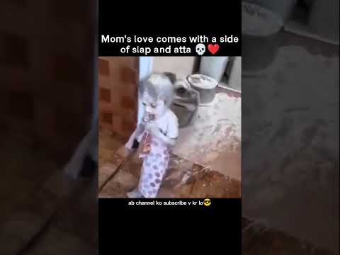 Mom's love comes with a side of slap and atta 💀❤️ #findingher #trending #edit #editaudio