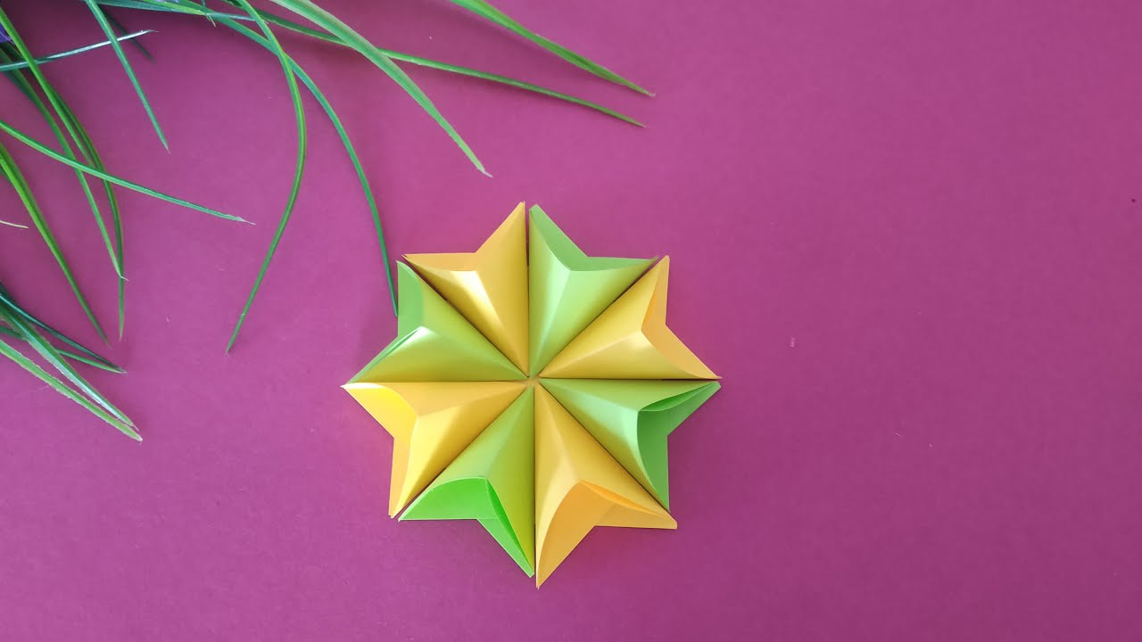 **Flower - origami**Цветок - оригами** - YouTube