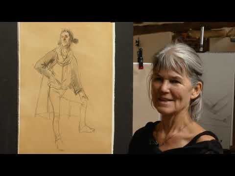 Sherrie McGraw Drawing Clothed Model: TRAILER - YouTube
