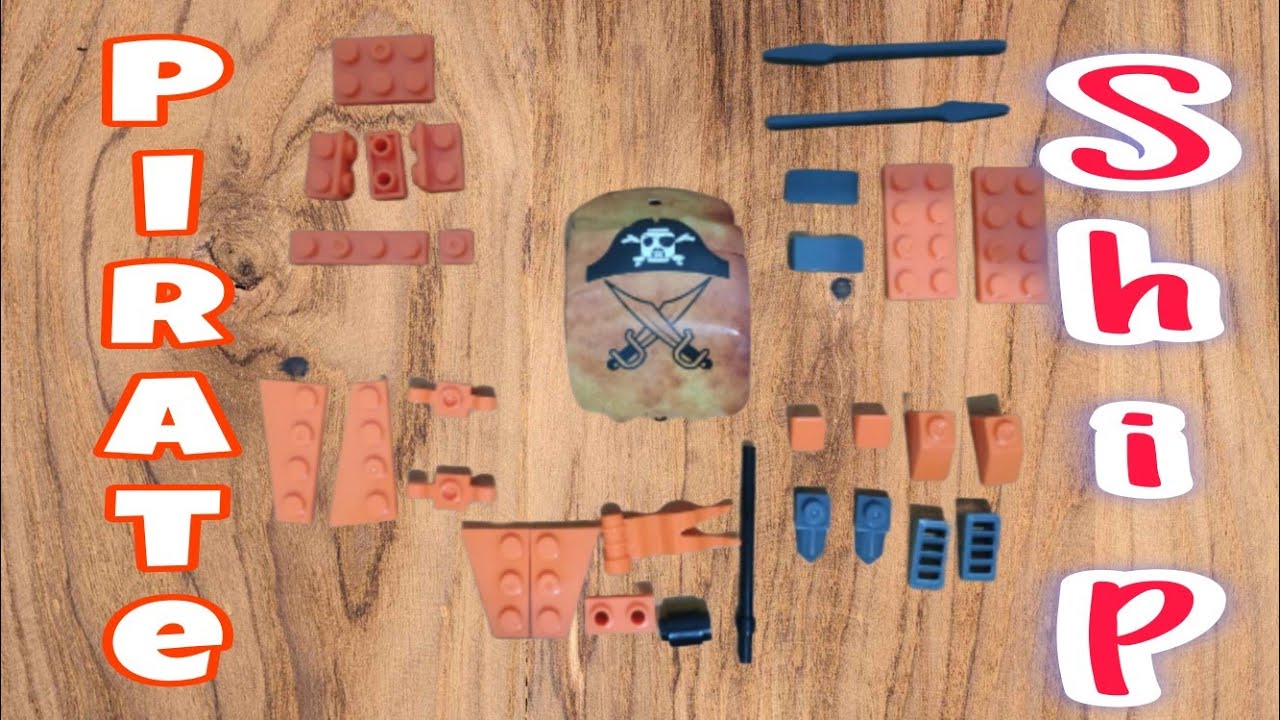 Ayo merakit lego, kapal bajak laut || Let's assemble lego, pirate ship ...