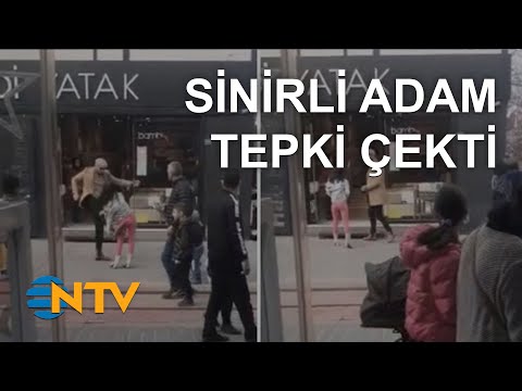 @NTV Sokak ortasında genç kızı tekmeledi