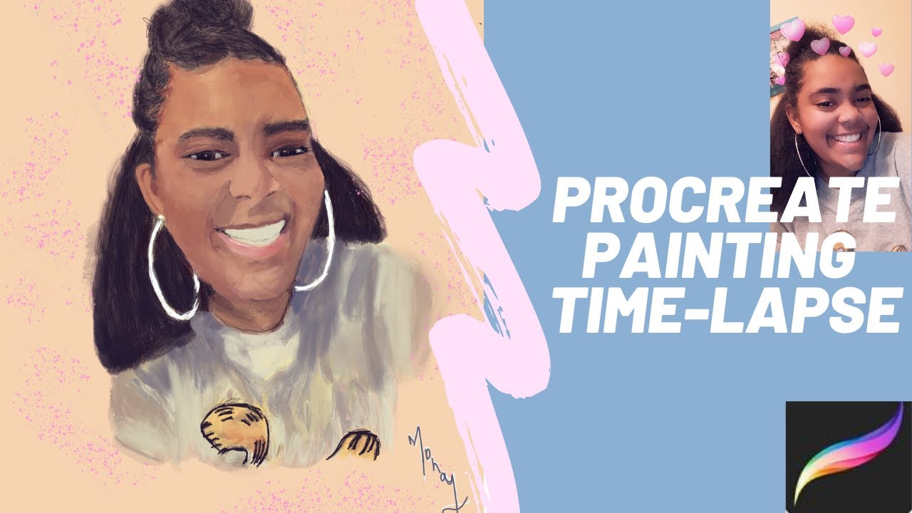 Digital Portrait Painting by Art By Monay - YouTube