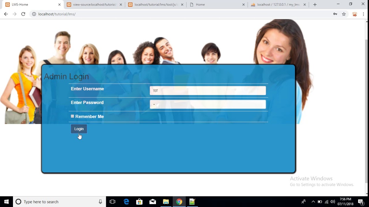 library management system project in php (codeigniter project tutorial with ajax) Part 10 - YouTube