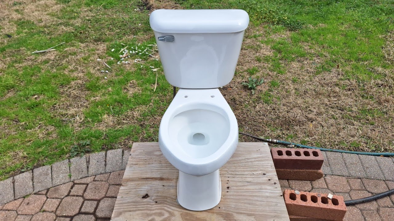 2000 Comfort Height Mansfield Alto Flushes! - YouTube
