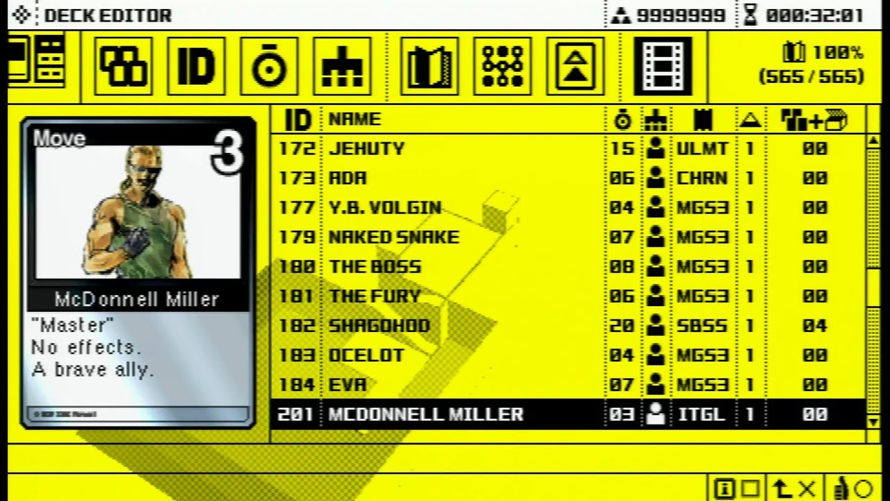 Metal Gear Acid 2: All Card Movies - YouTube