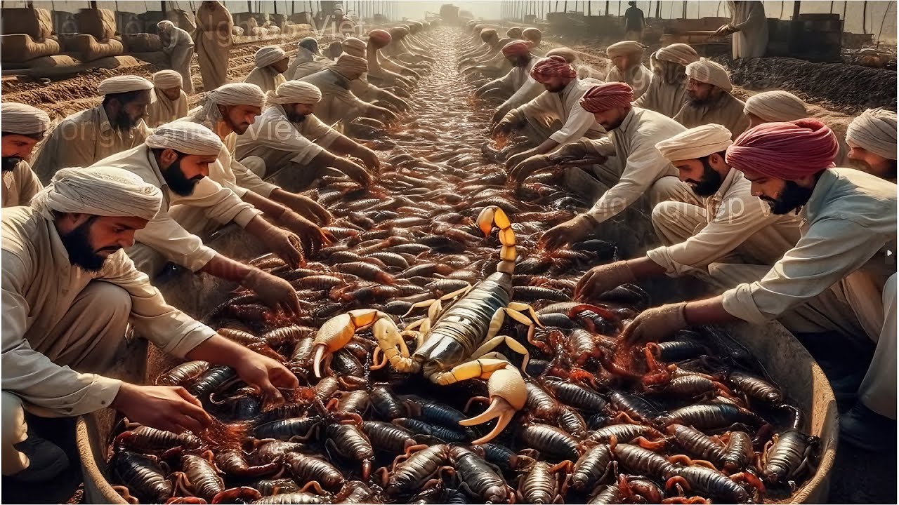 Amazing Earn 7 billion USD every year from raising scorpions for venom ...