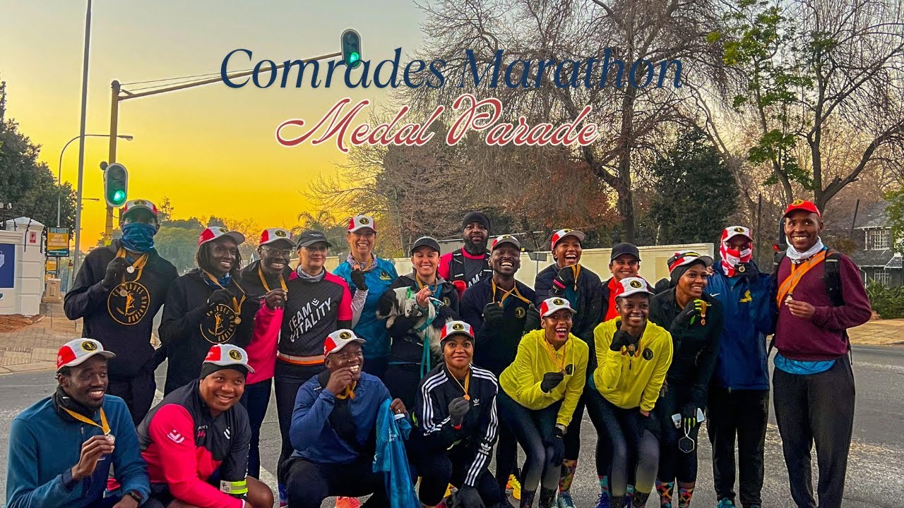 The 2025 Comrades Marathon Medal Parade - YouTube