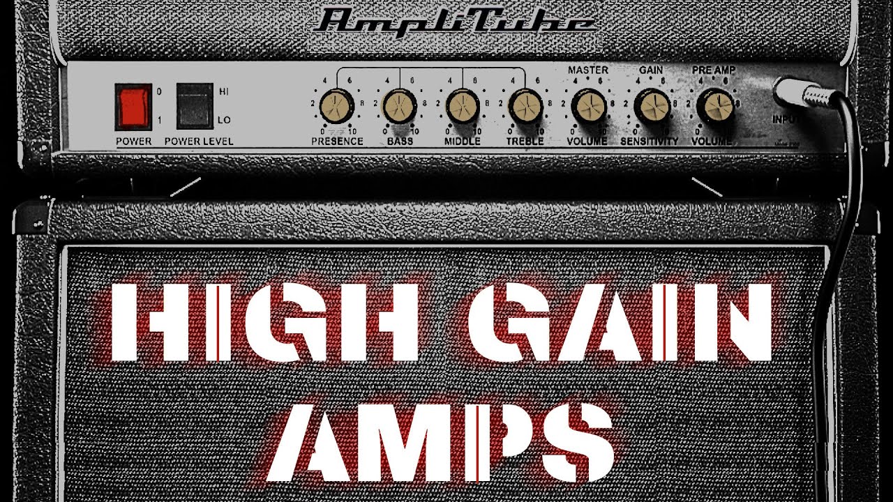 Amplitube High Gain Amps Playthrough Demo Guitar IK Multimedia - YouTube