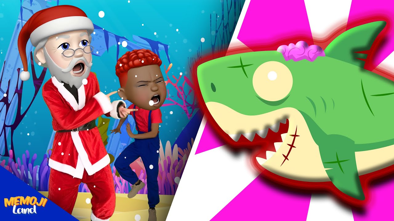 Baby Shark Christmas song | Memoji Land - YouTube