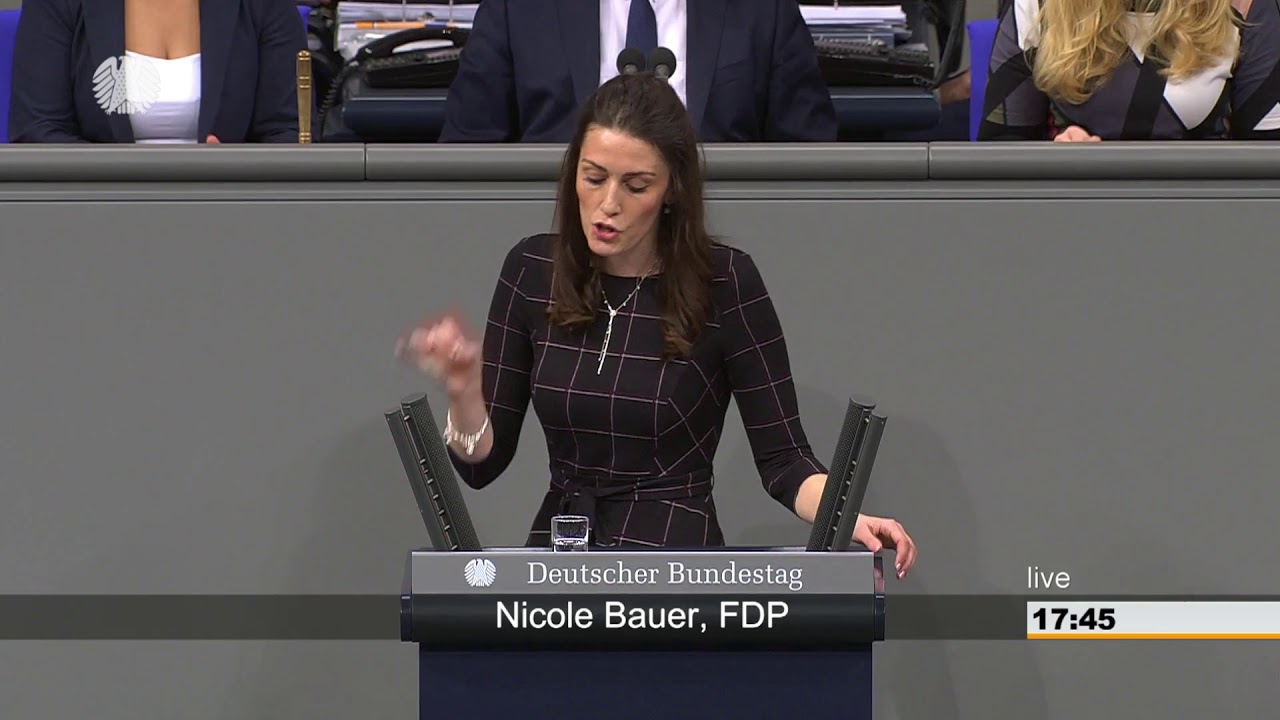 Nicole Bauer: Information über Schwangerschaftsabbruch [Bundestag 21.02 ...