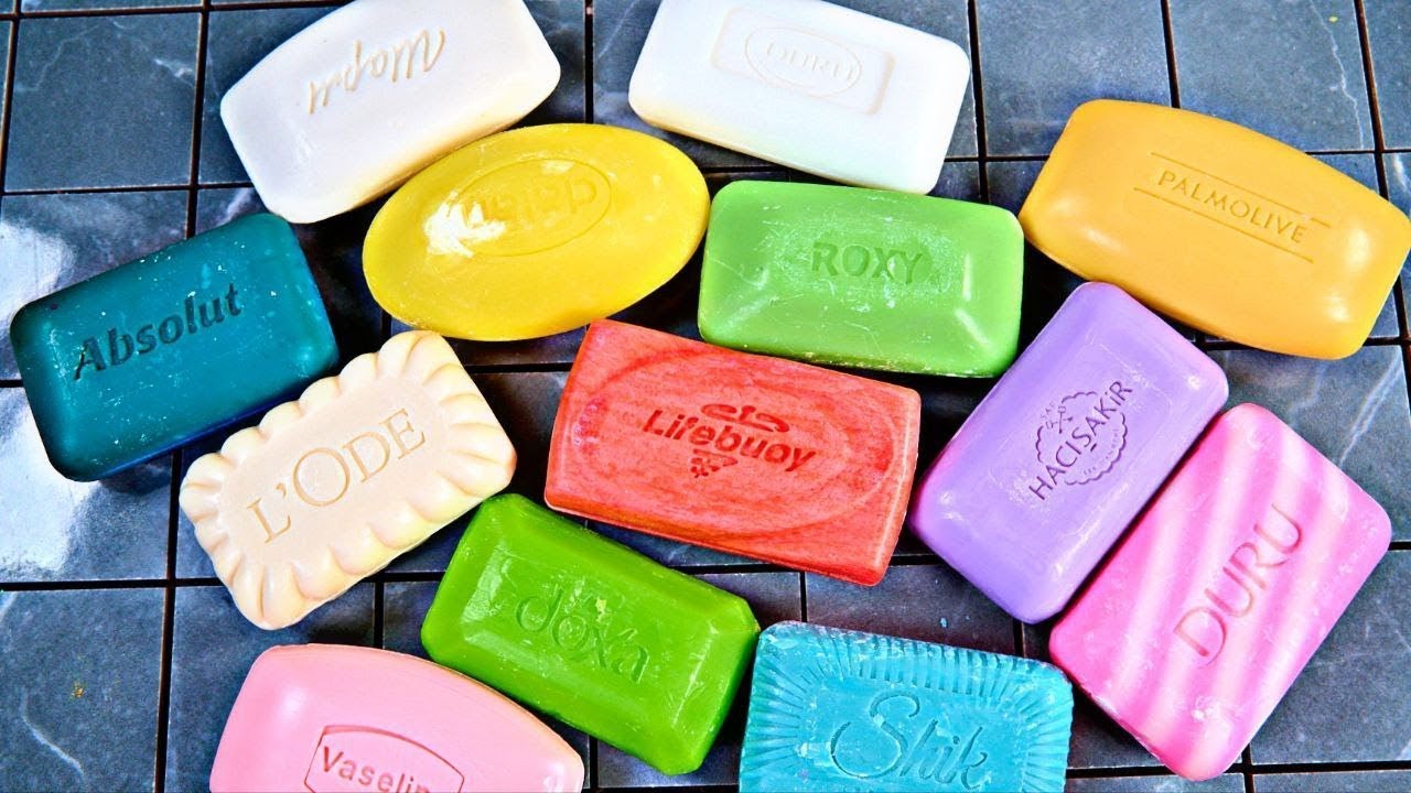 Oddly Satisfying Soap Cutting and Crushing ASMR | Crushing soap boxes ...