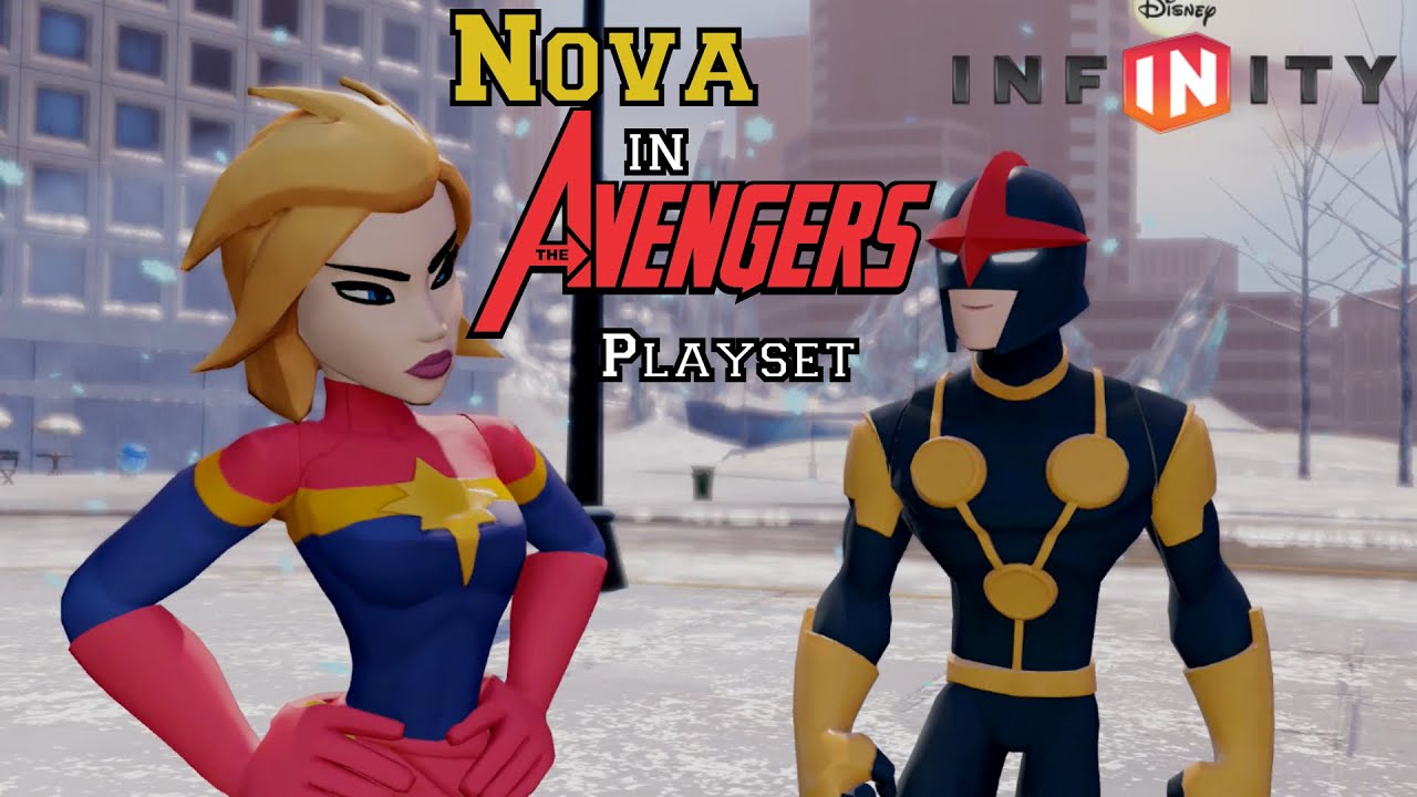 Nova in the Avengers Playset Disney Infinity - YouTube