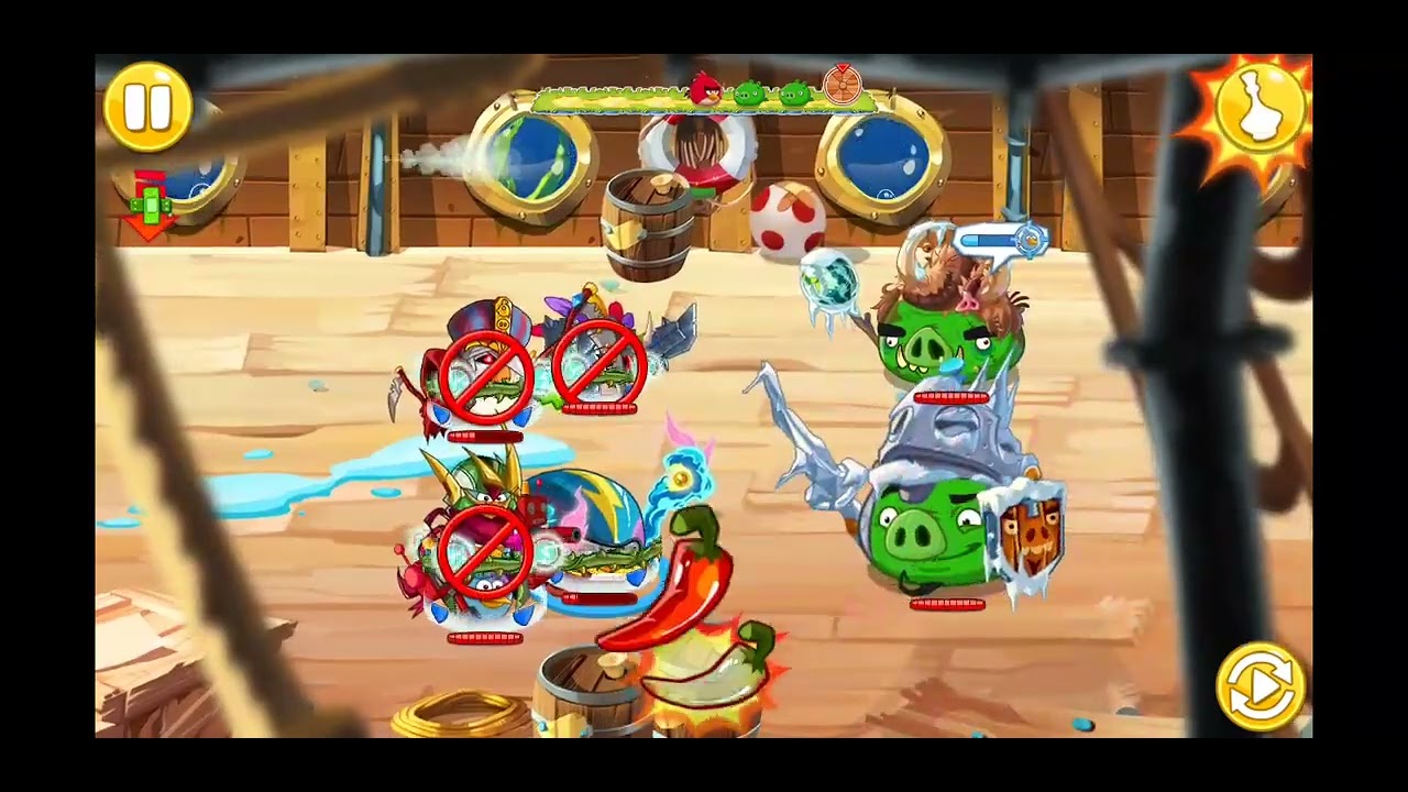 Angry Birds Epic - Superhero rogues + Thunderbird = Critical Thorny ...