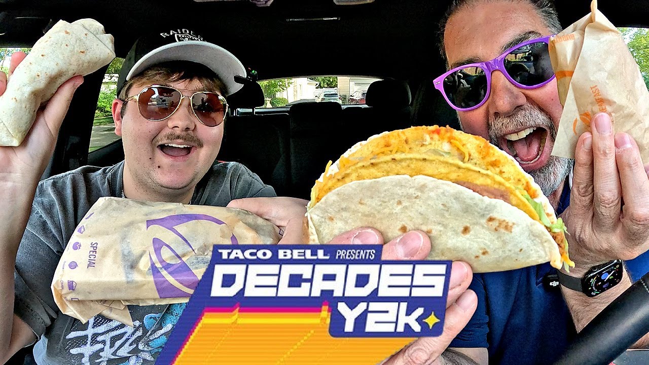 Taco Bell Y2K Menu Is Here! 🍏🌮 Full Review - YouTube