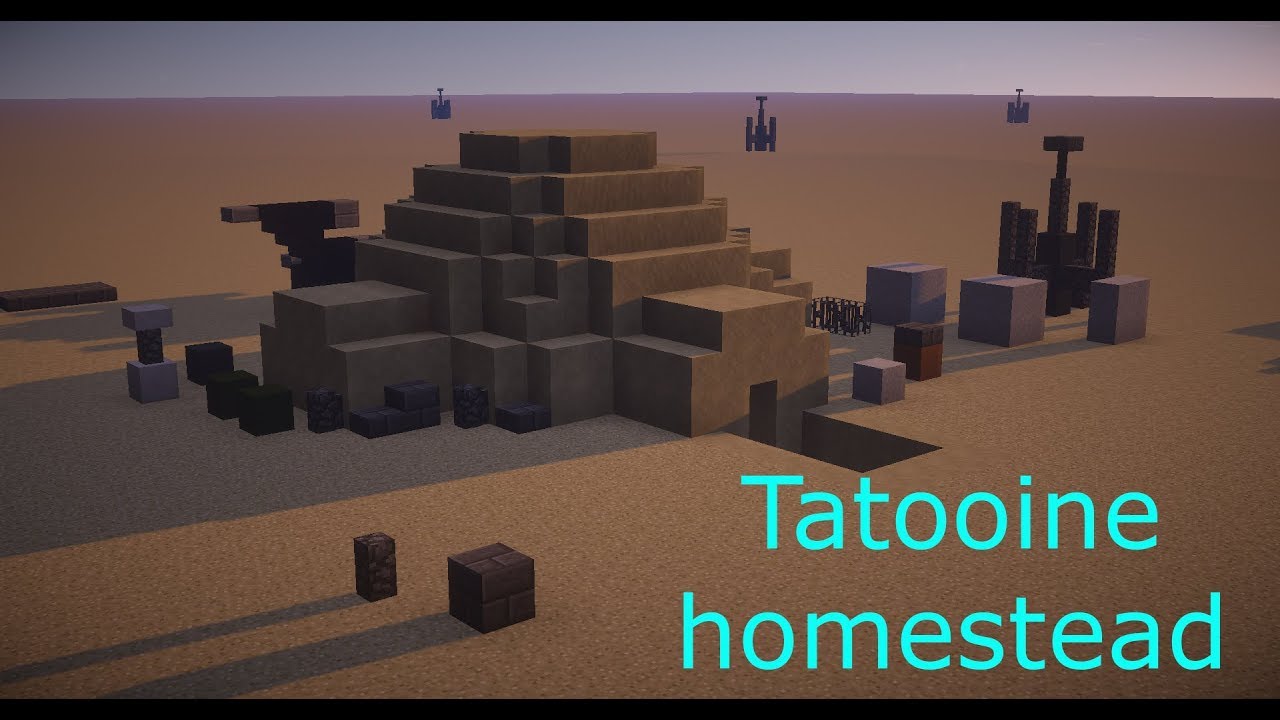 Minecraft Lars homestead on Tatooine | Showcase - YouTube