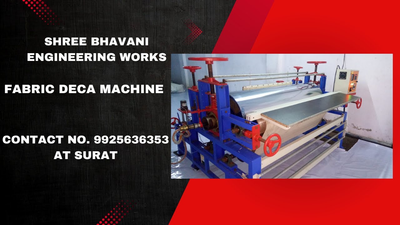 we are manufacturing saree deca machine. - YouTube