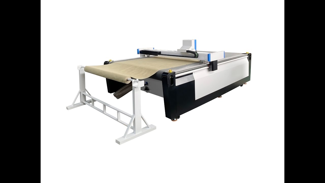 How does Digital Knife Cutting Machine with Auto Feeding working table ...