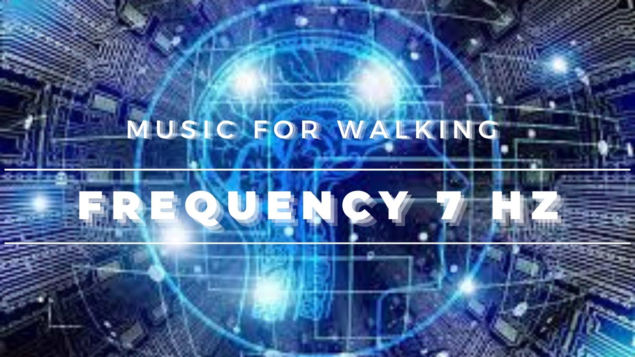 Music for walking at a frequency of 7 Hz | Binaural Beats Pure 7 Hz ...