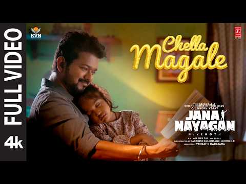 Thalapathy Vijay latest Song | Jana Nayagan | Chella Magale Full Video | H Vinoth | Anirudh