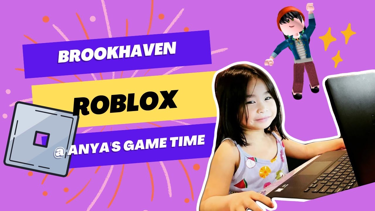 Adorable Kid Playing Roblox - Brook Haven Pt. 1 | Anya's Game Time ...